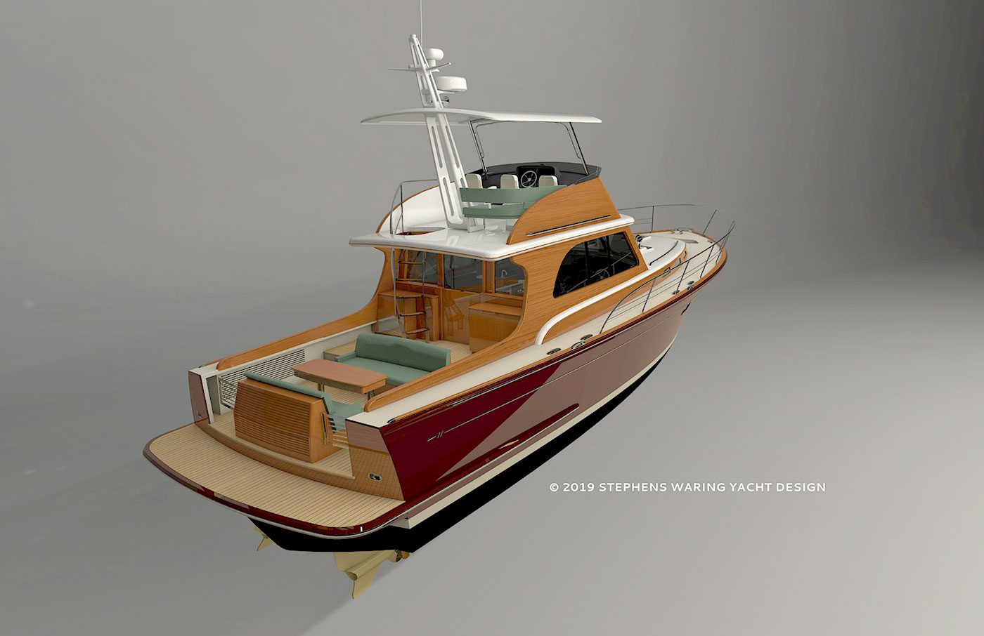 CW Hood Yachts – 57 Classic Express - Stephens Waring Yacht Design